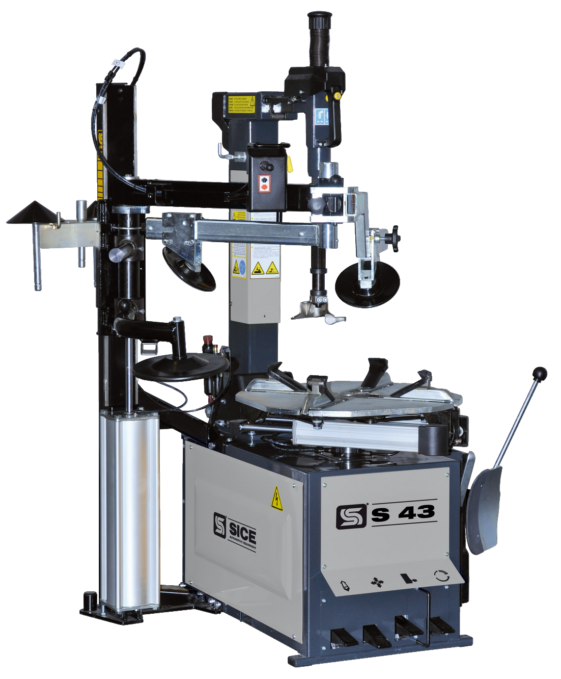 SICE S 43 met PT250 bandenmachine